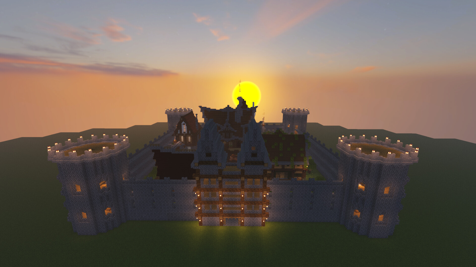 Medieval castle Minecraft Map