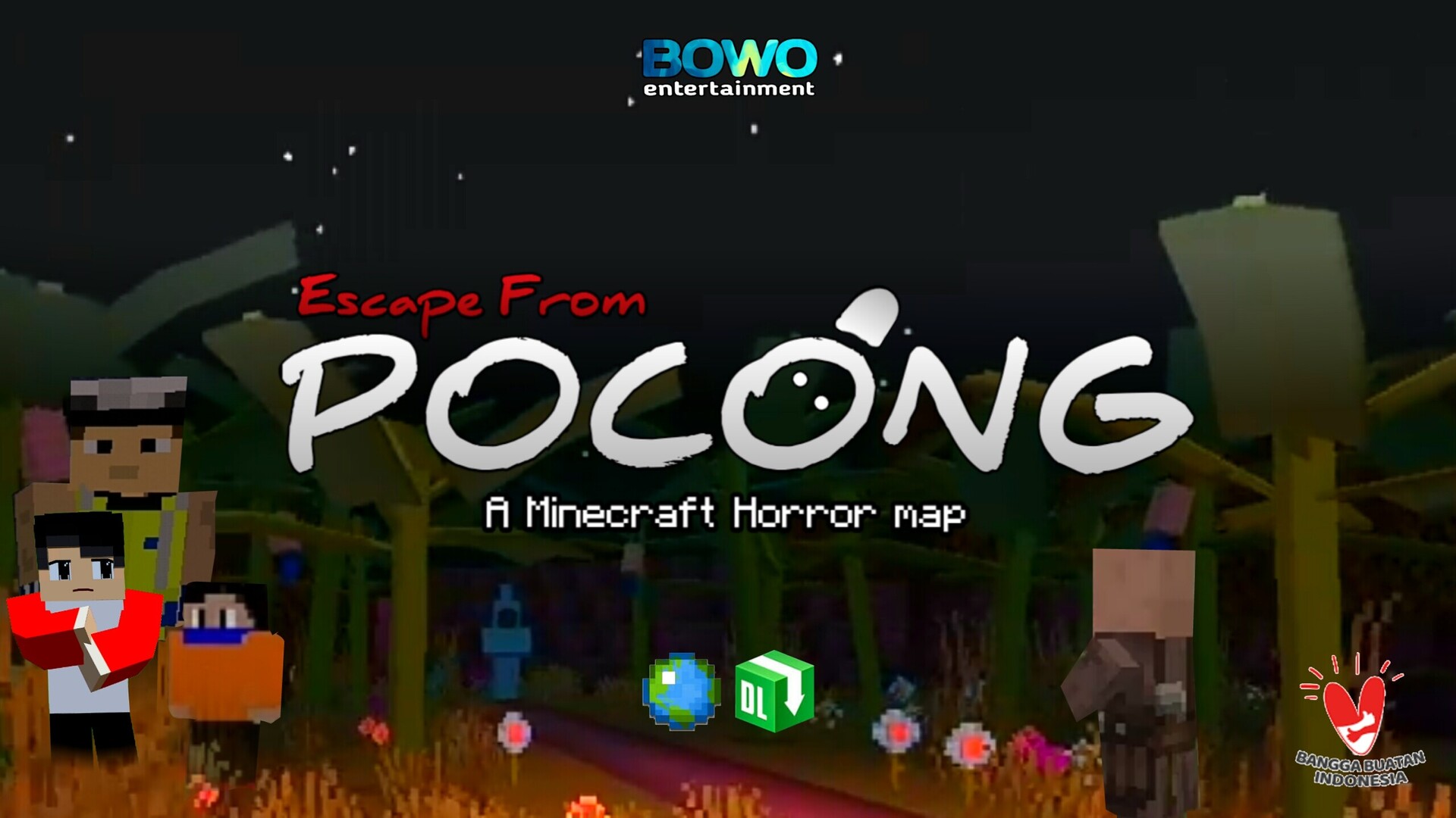 Escape From Pocong Horror Map Minecraft Map