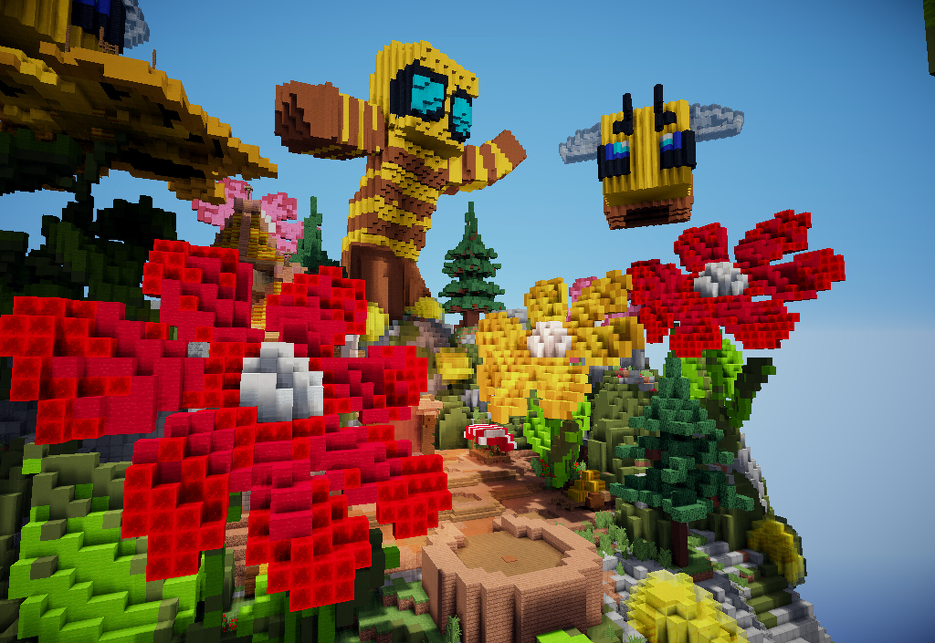 🐝 EXCLUSIVE 🐝 BEE LOBBY Minecraft Map