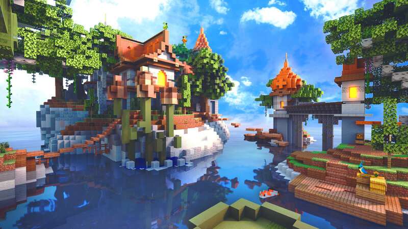 Pirate Town > SkyBlock Spawn [200x200] Minecraft Map
