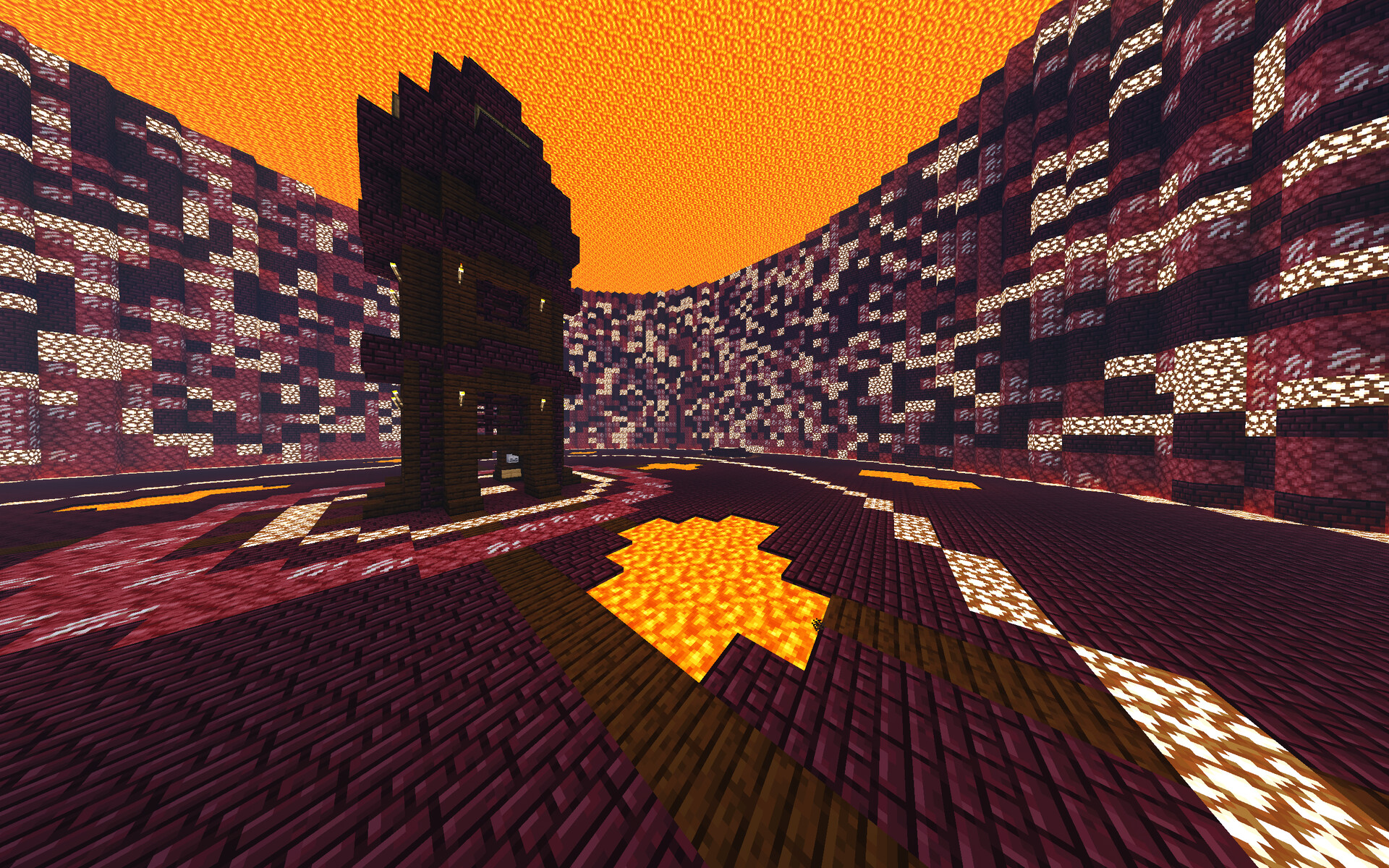 PvP Arena - Nether [Playable] Minecraft Map