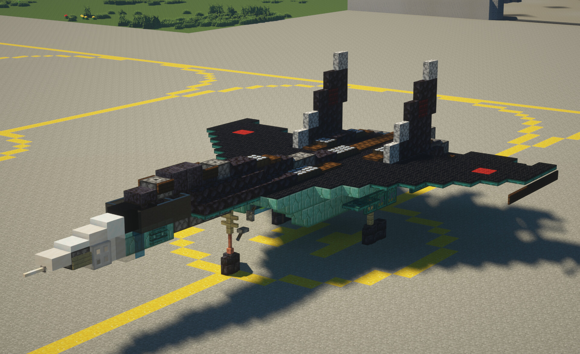 Sukhoi Su-27 Flanker, 1.5:1 Scale. Minecraft Map