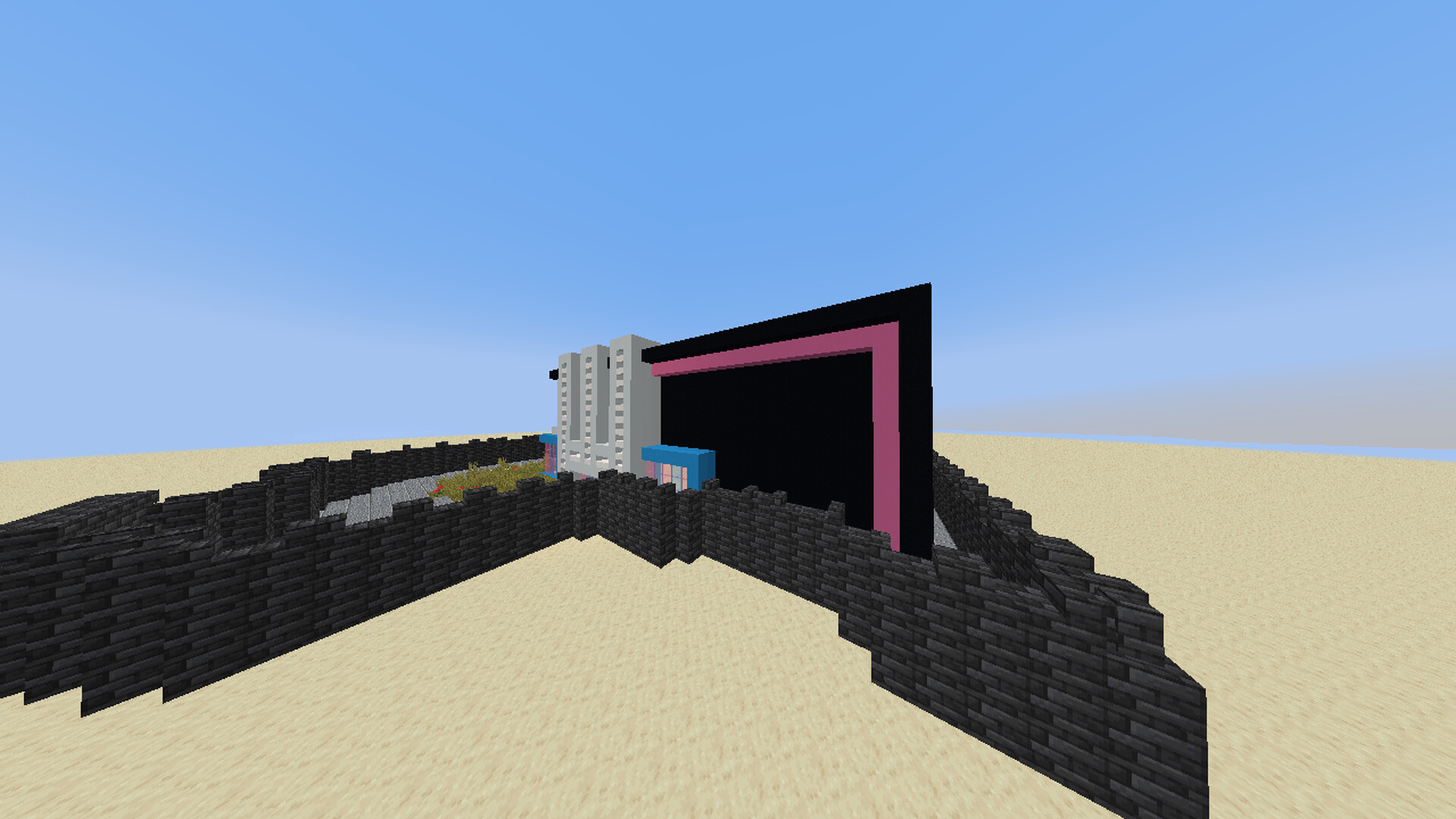 Neon Modern House Minecraft Map