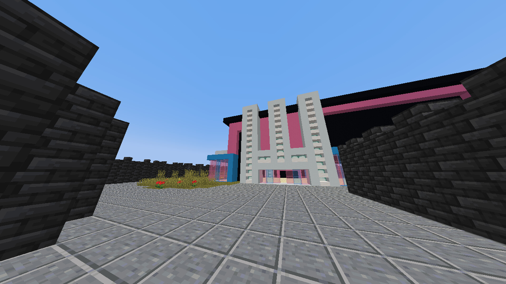 Neon Modern House Minecraft Map
