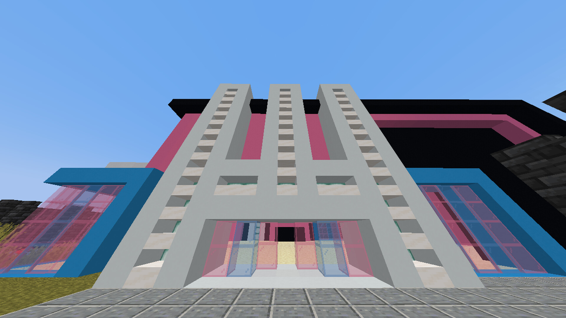 Neon Modern House Minecraft Map