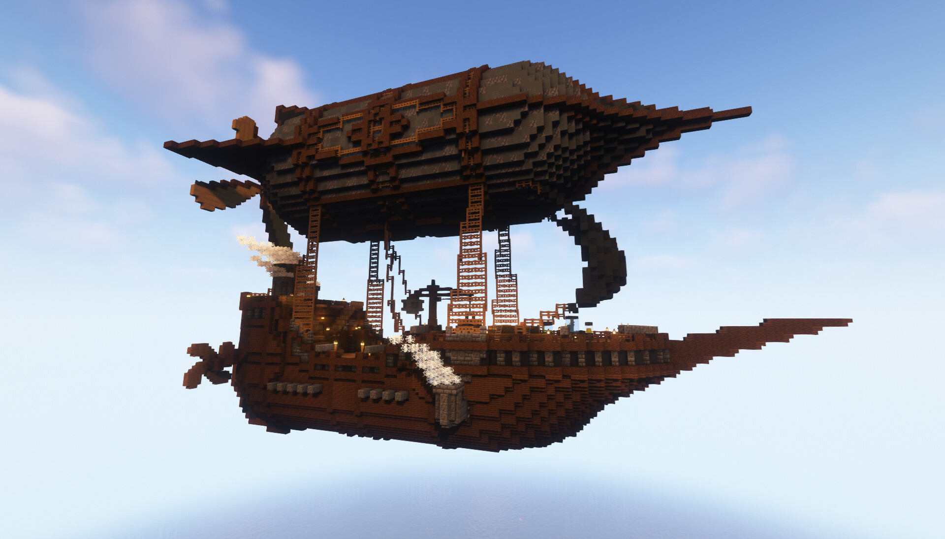 Steampunk Pirate Ship Minecraft Map