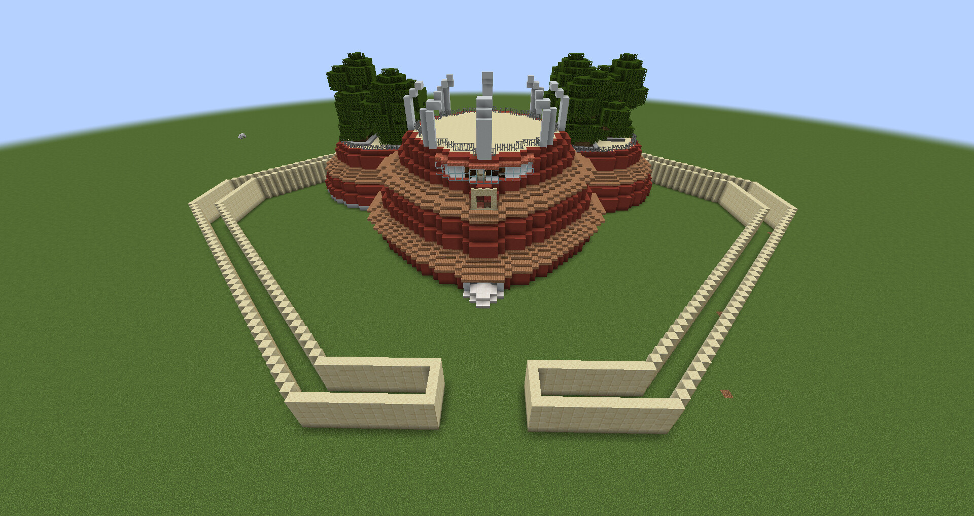 The world of Naruto Minecraft Map