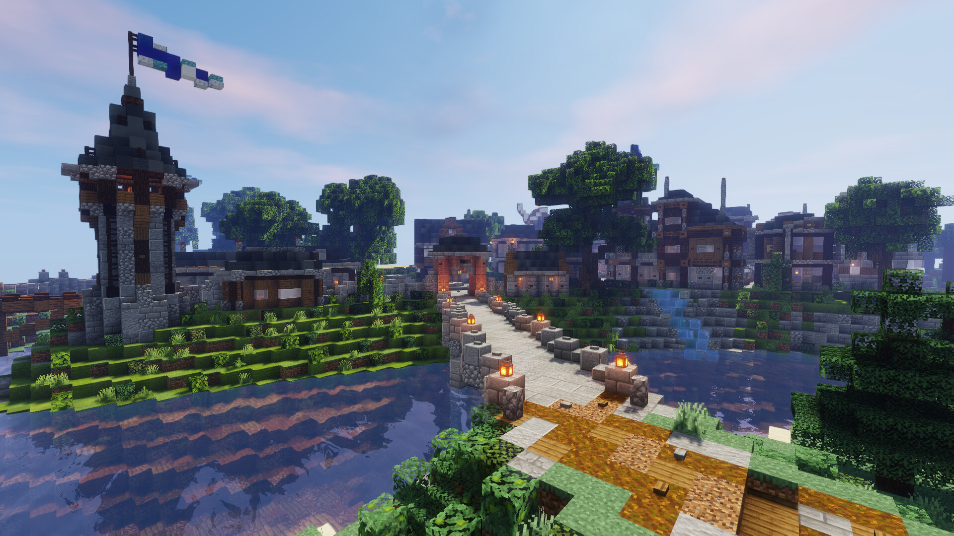Island town Minecraft Map