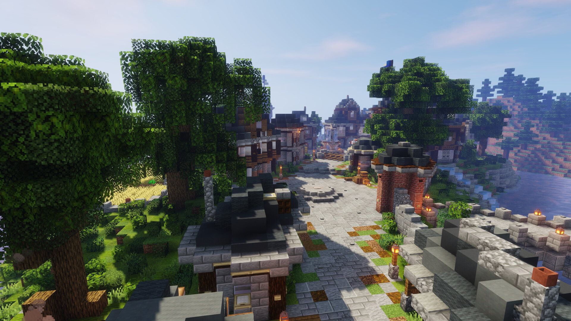 Island town Minecraft Map