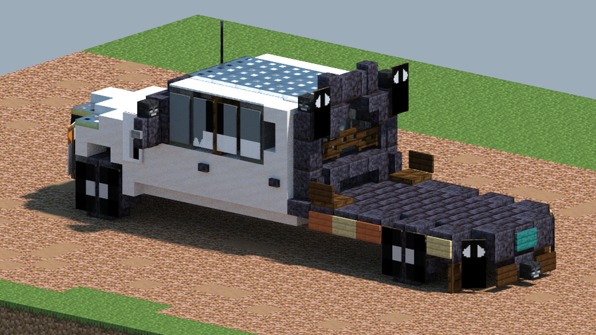 Ford F250 Super Duty, Flatbed [With Download] Minecraft Map
