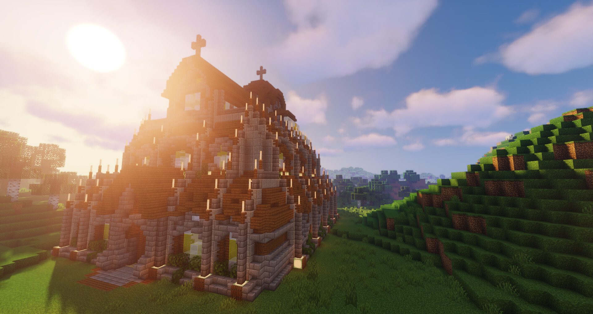 Minecraft Simple Small-Size Church Minecraft Map