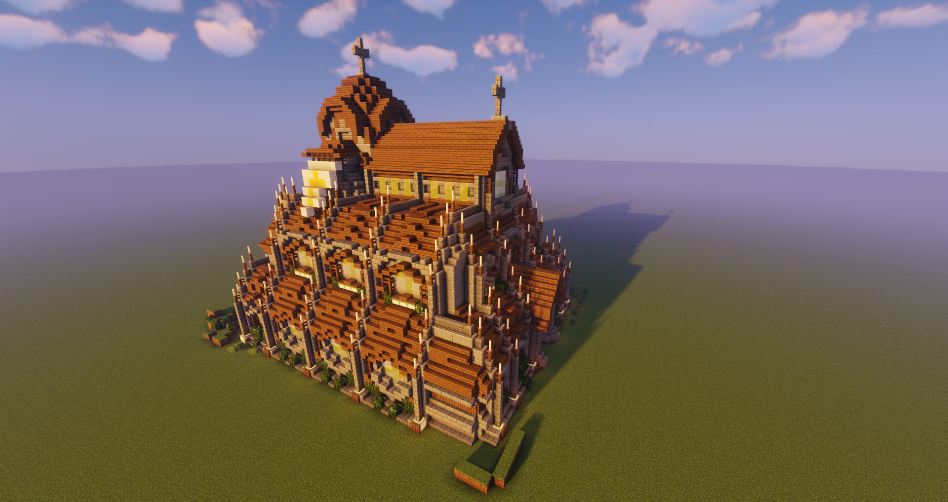 Minecraft Simple Small-Size Church Minecraft Map