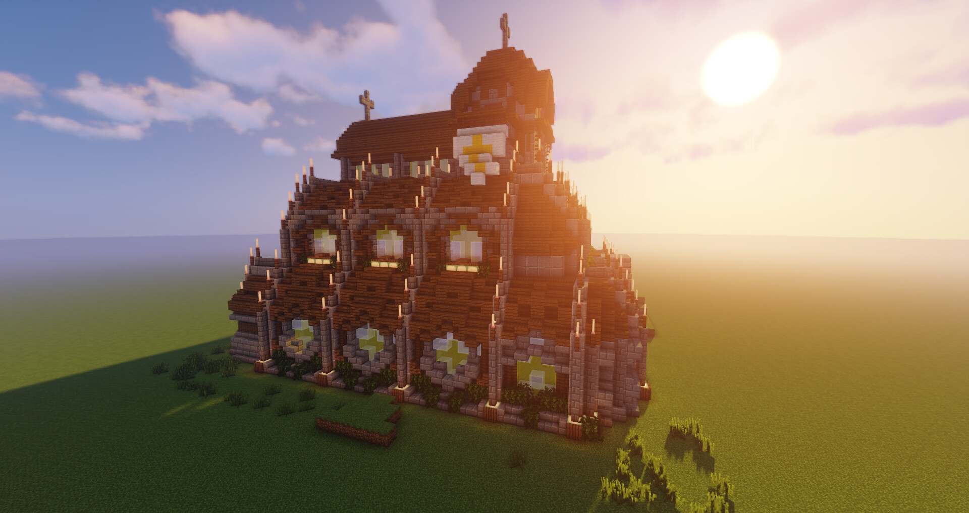 Minecraft Simple Small-Size Church Minecraft Map