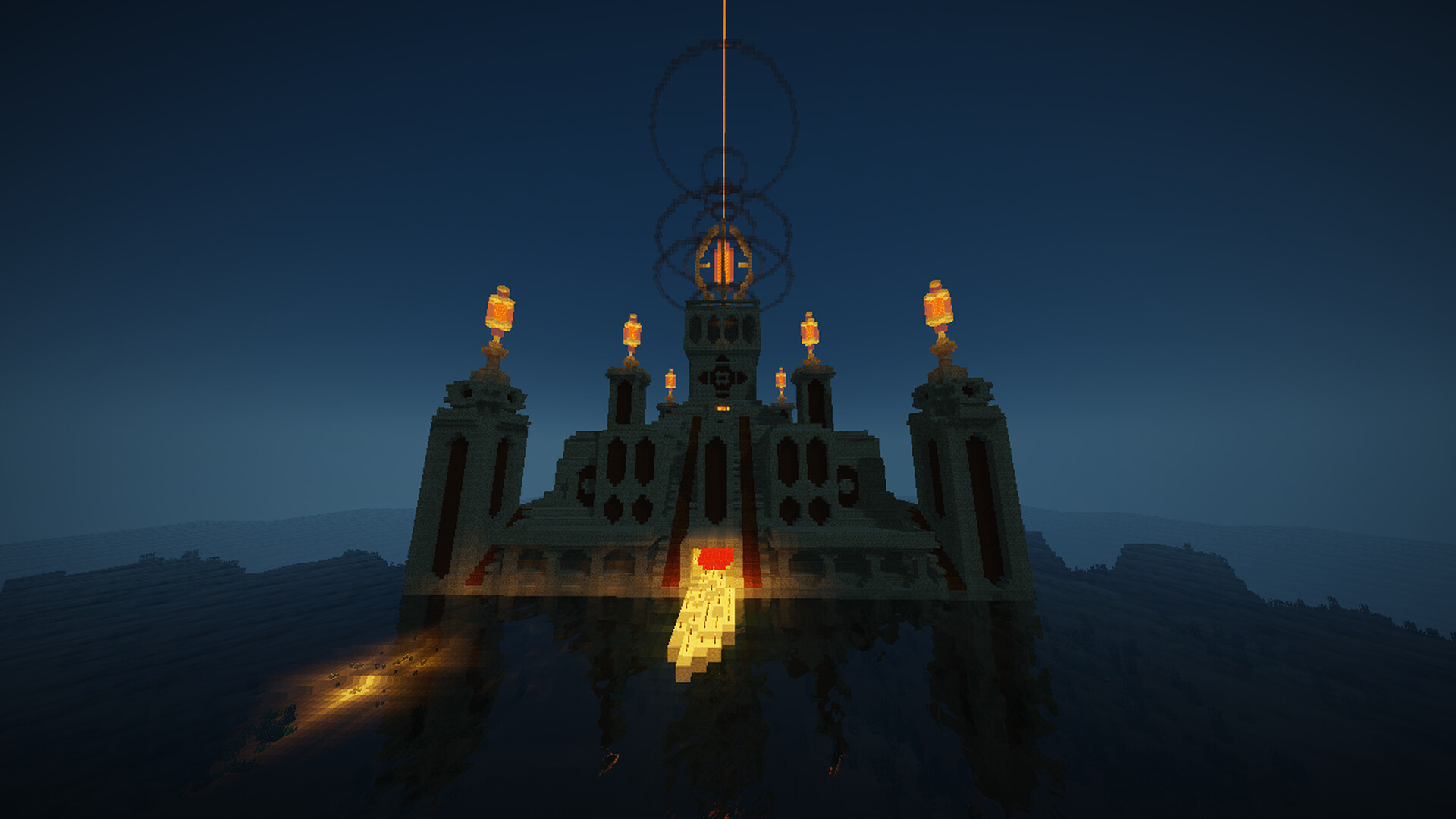 The Grand Kali's Pyramid (The God's Palace) Minecraft Map