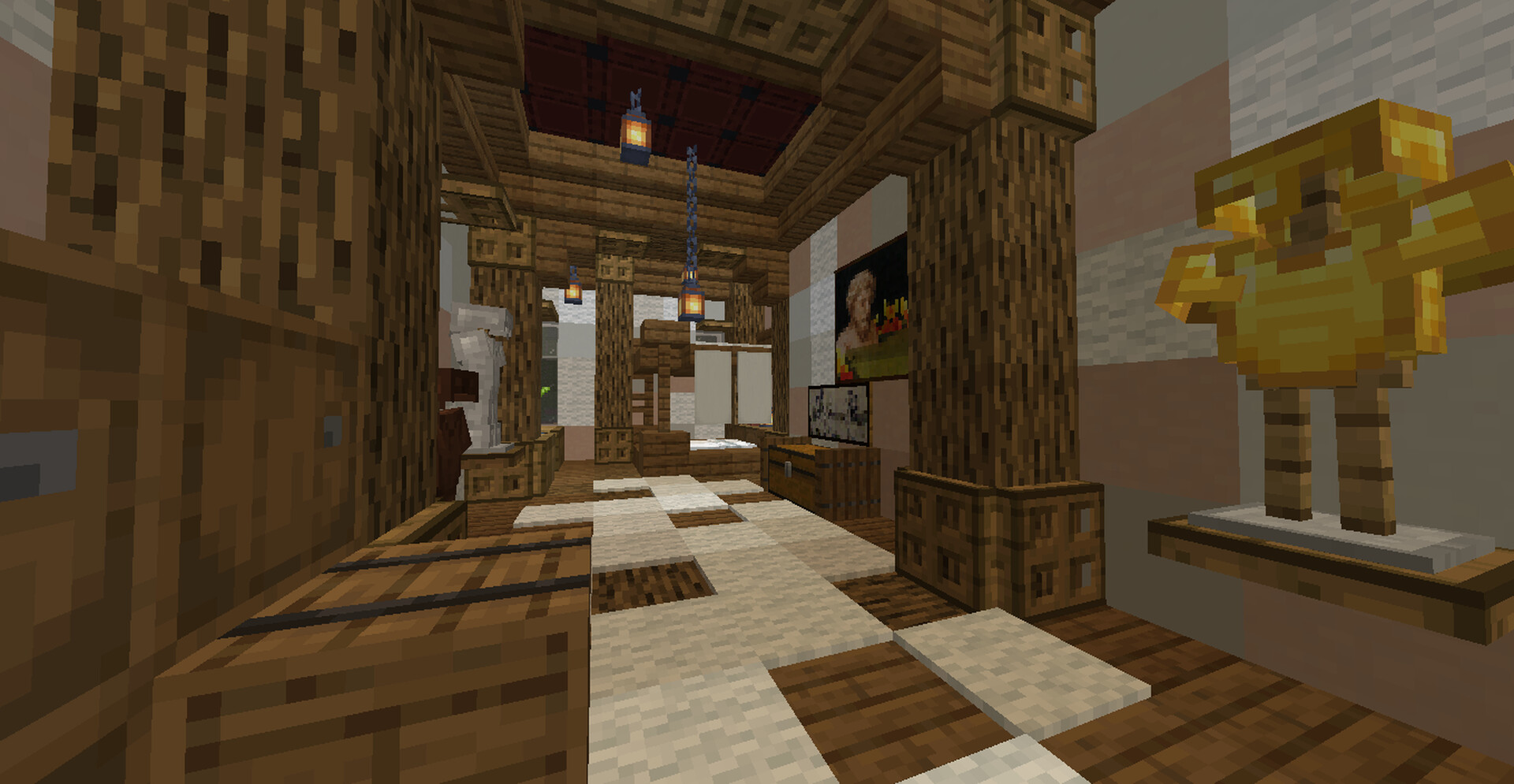 Fully Furnished Medieval House (Schematic) Minecraft Map