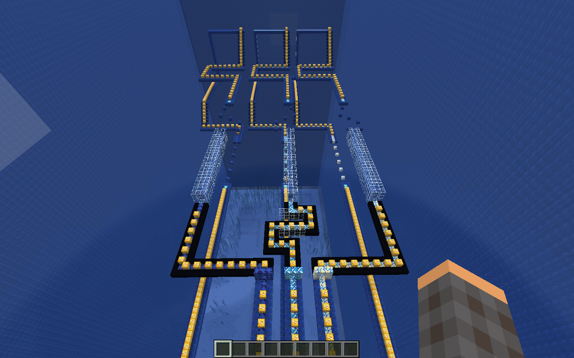 Aqua Lucky Block Race Minecraft Map