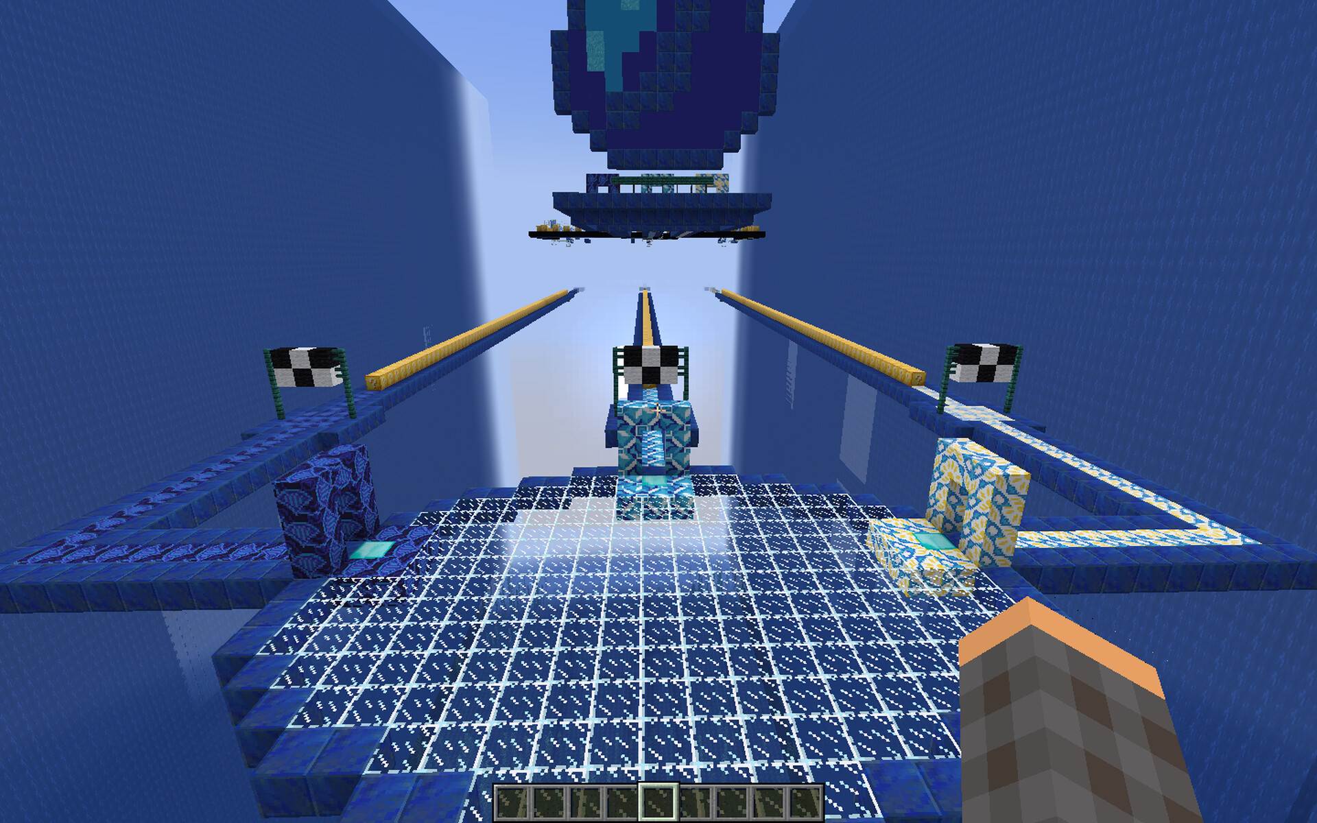 Aqua Lucky Block Race Minecraft Map