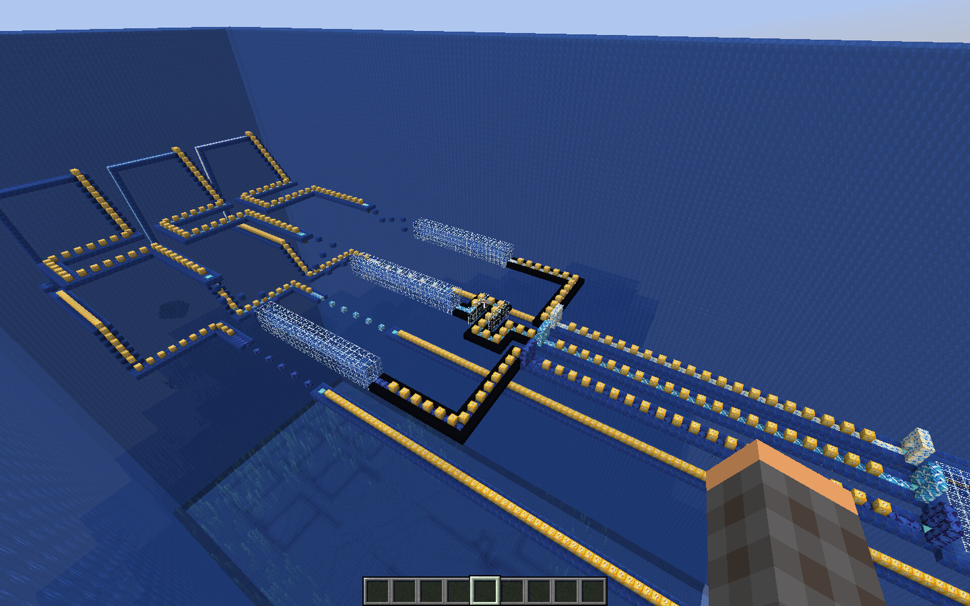Aqua Lucky Block Race Minecraft Map