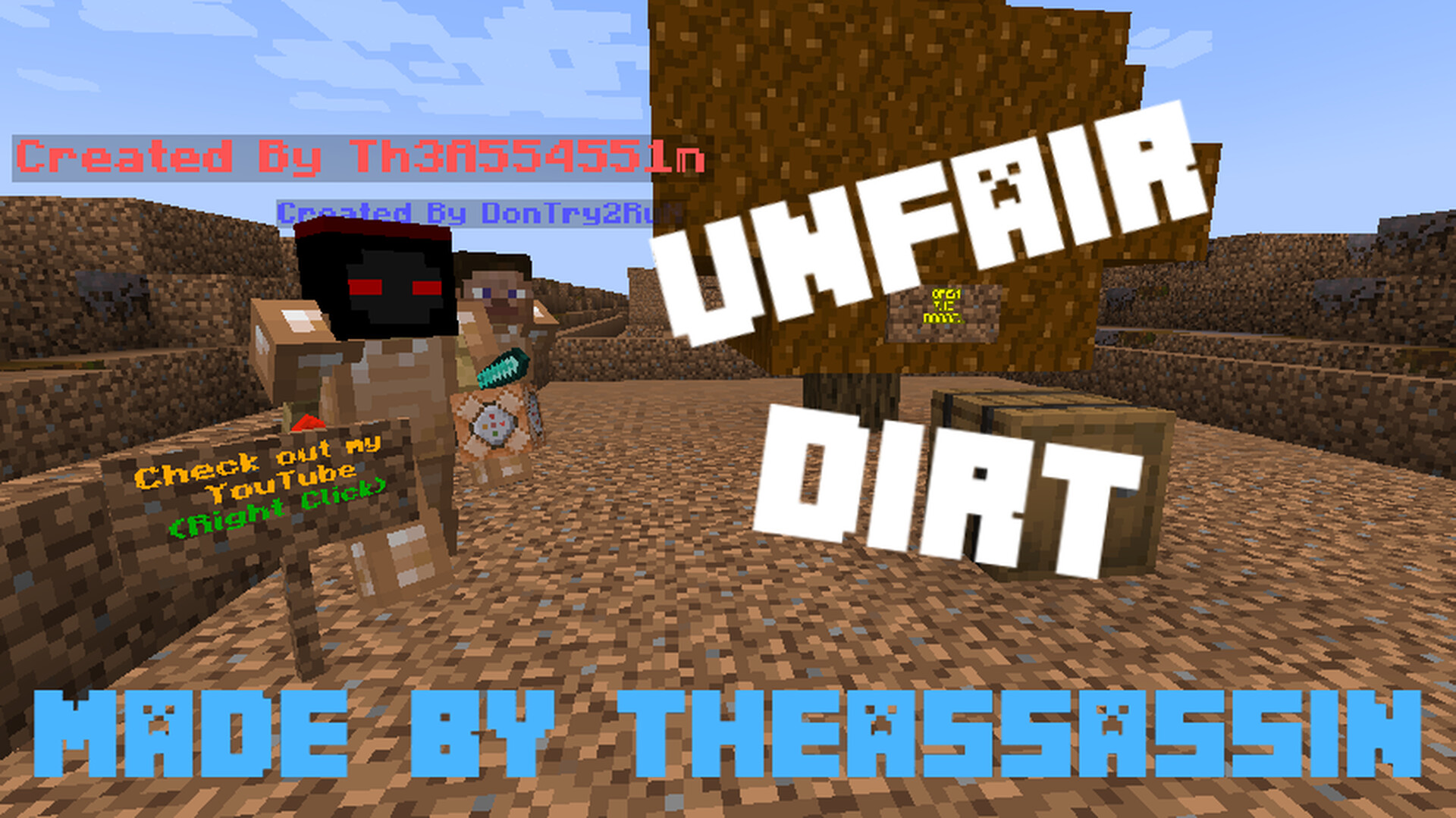 Unfair Dirt Minecraft Map Minecraft Map