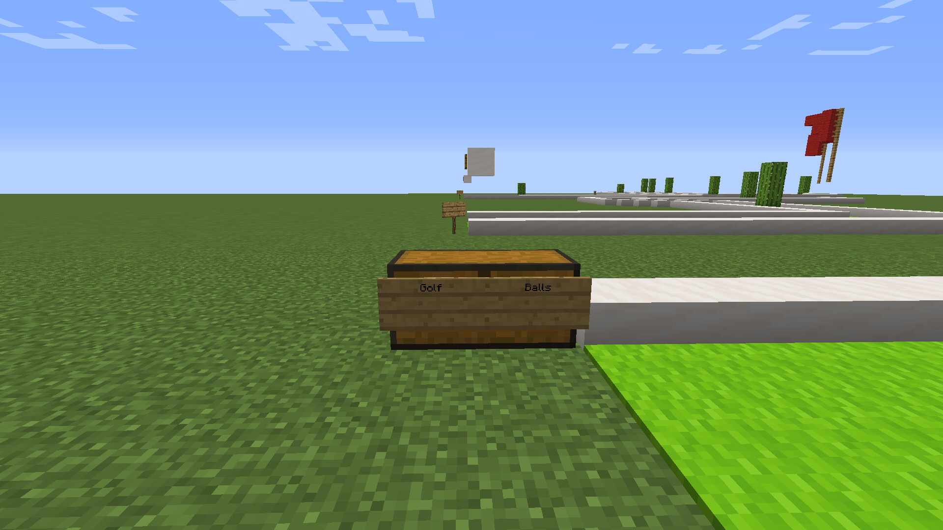 Mini golf Minecraft Map