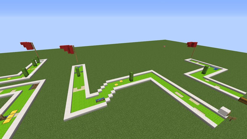 Mini golf Minecraft Map