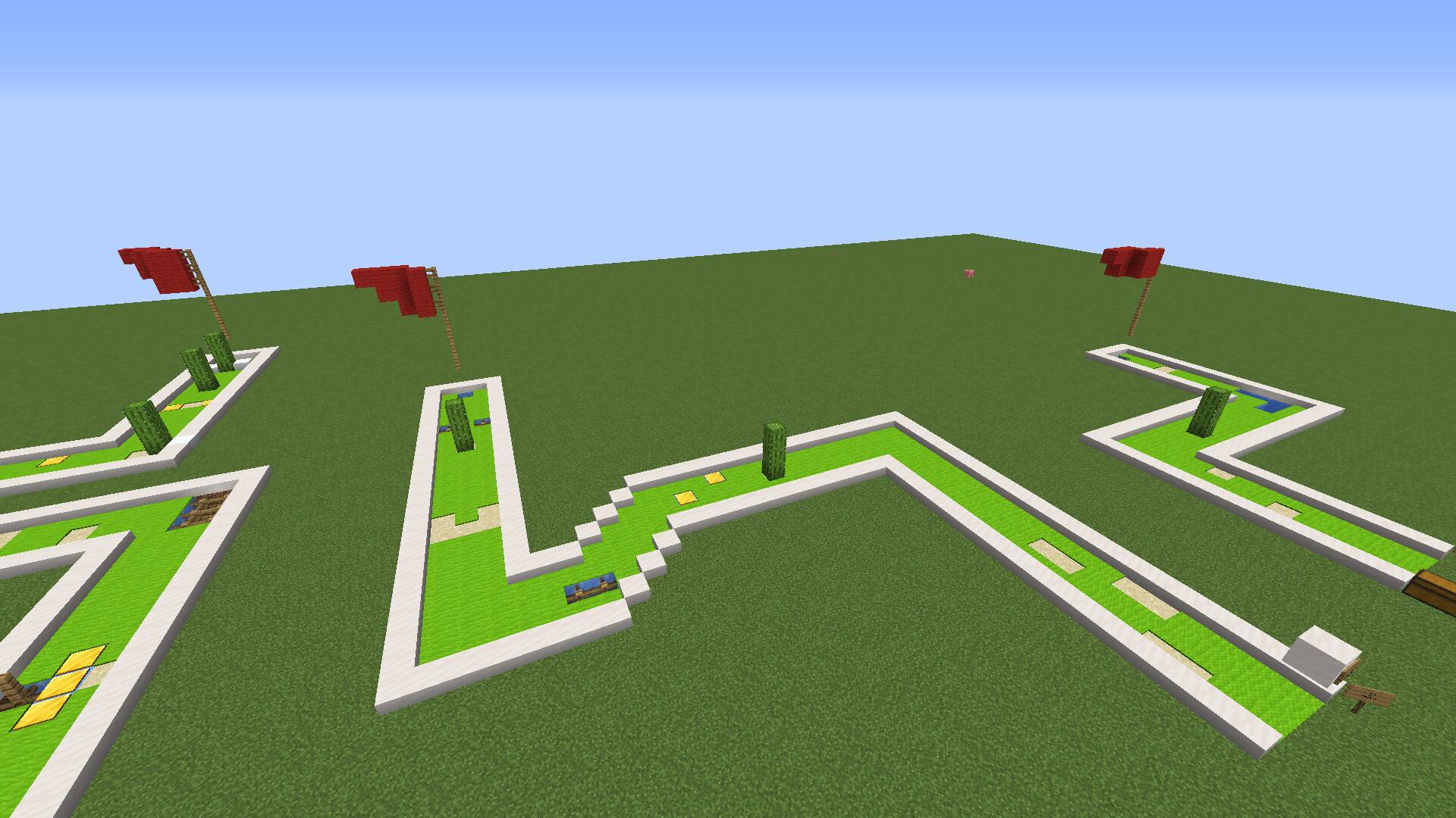 Mini golf Minecraft Map