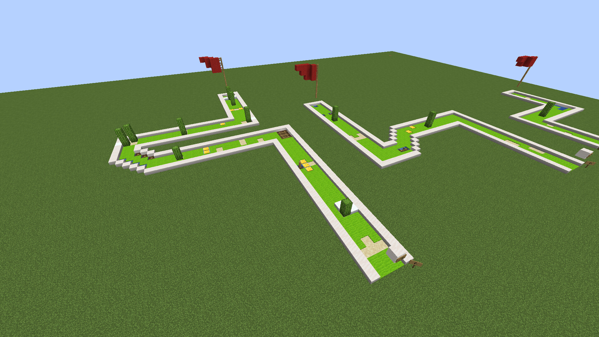 Mini golf Minecraft Map