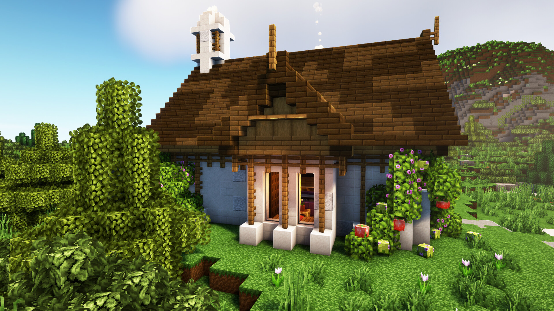 How to build a Large Cottage Minecraft Map