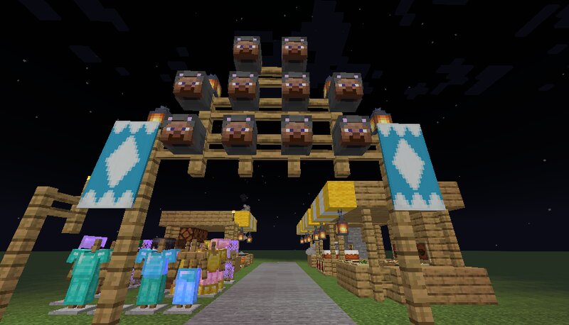 Night market Minecraft Map