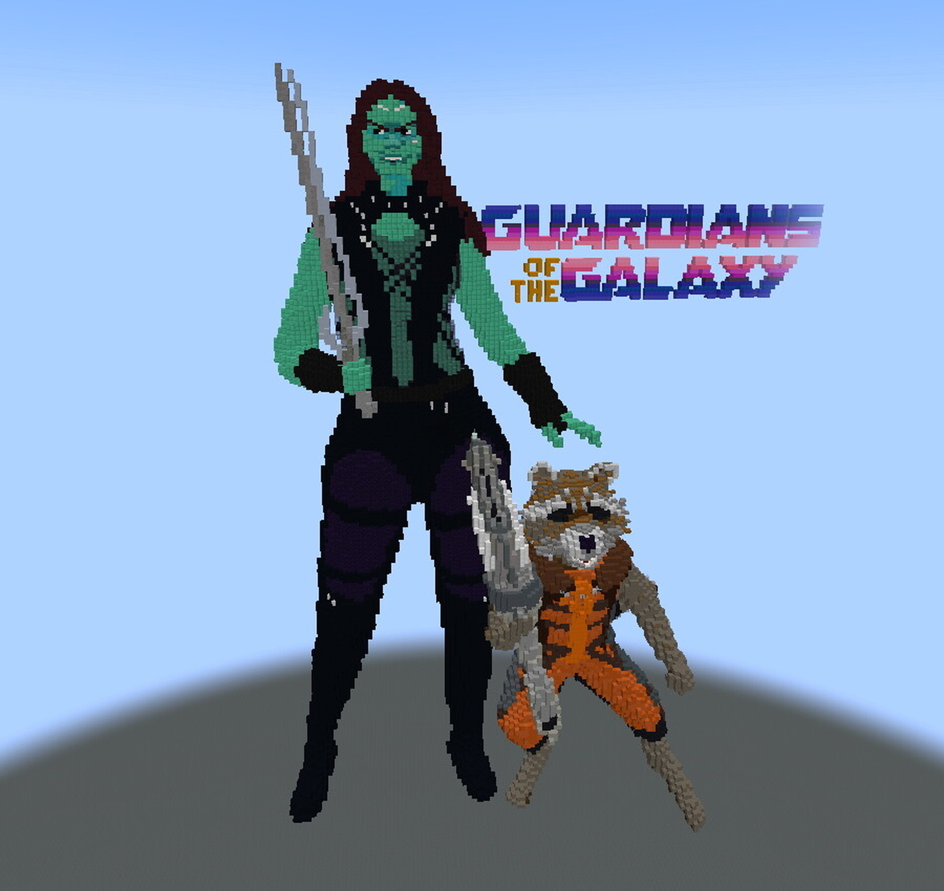 Gamora - from Guardians of the Galaxy Minecraft Map