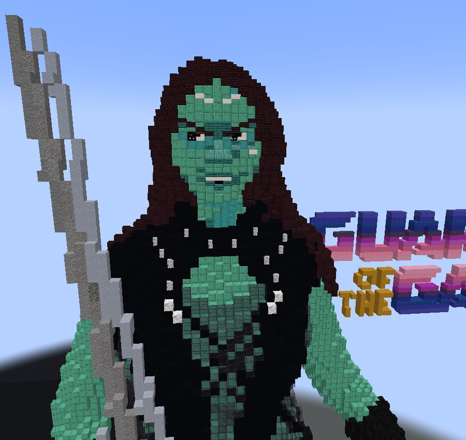 Gamora - from Guardians of the Galaxy Minecraft Map