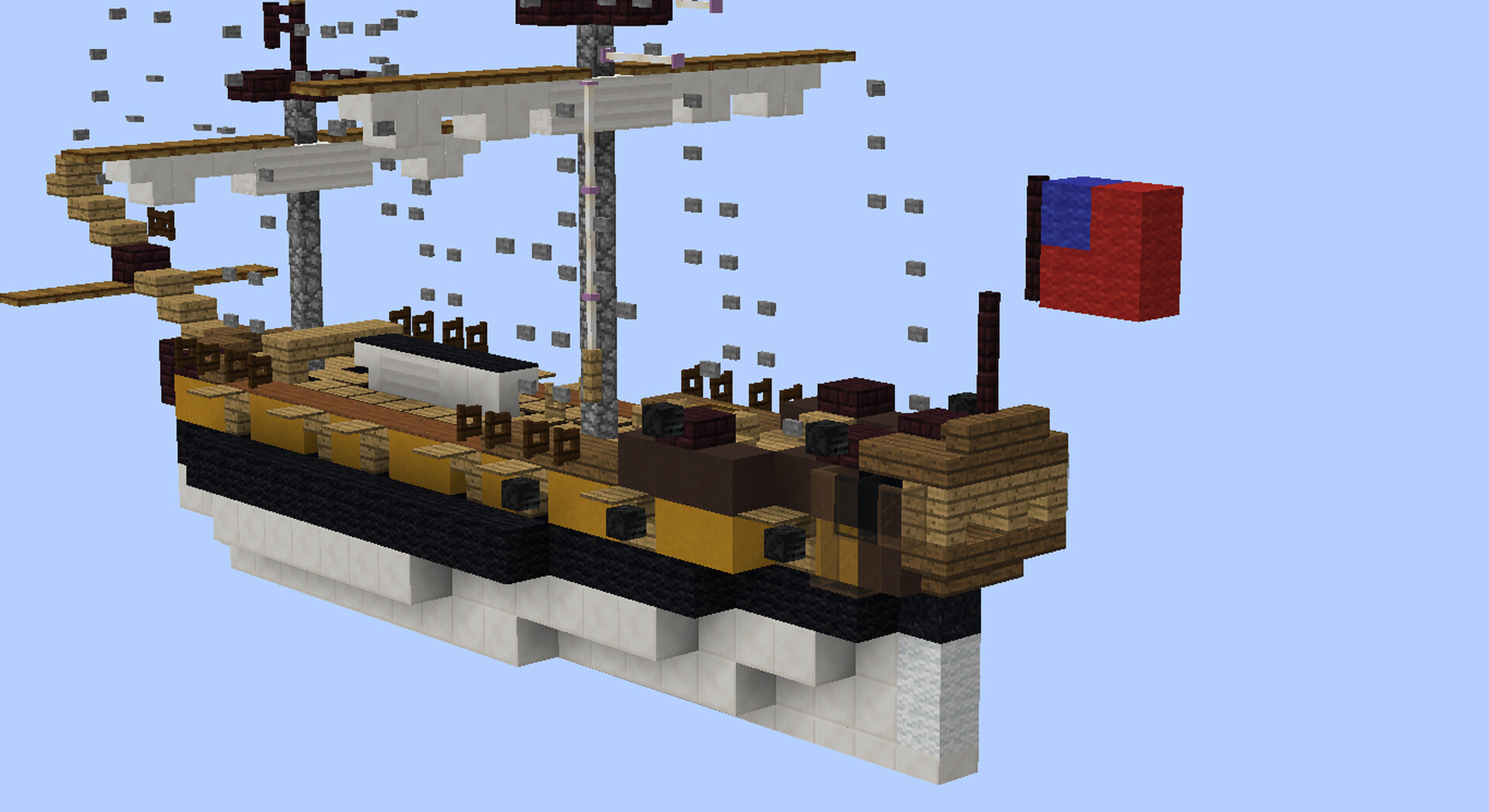 1:1 HMS Ontario Minecraft Map