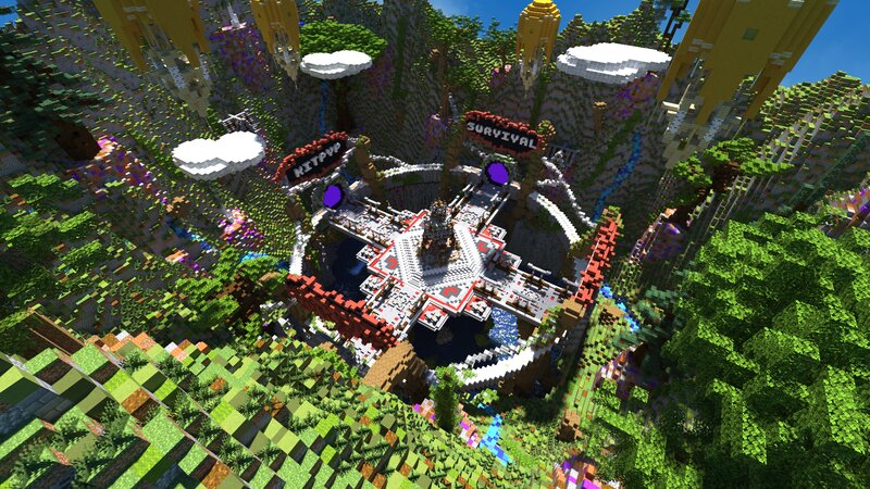 🎮4 MINIGAMES LOBBY Minecraft Map