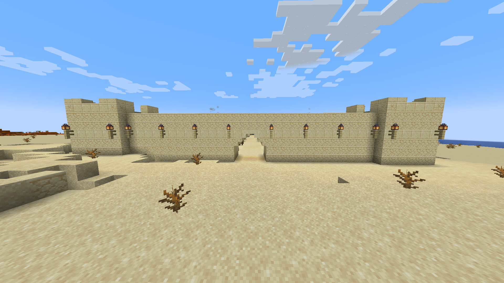 Arab Town With Temple Minecraft Map