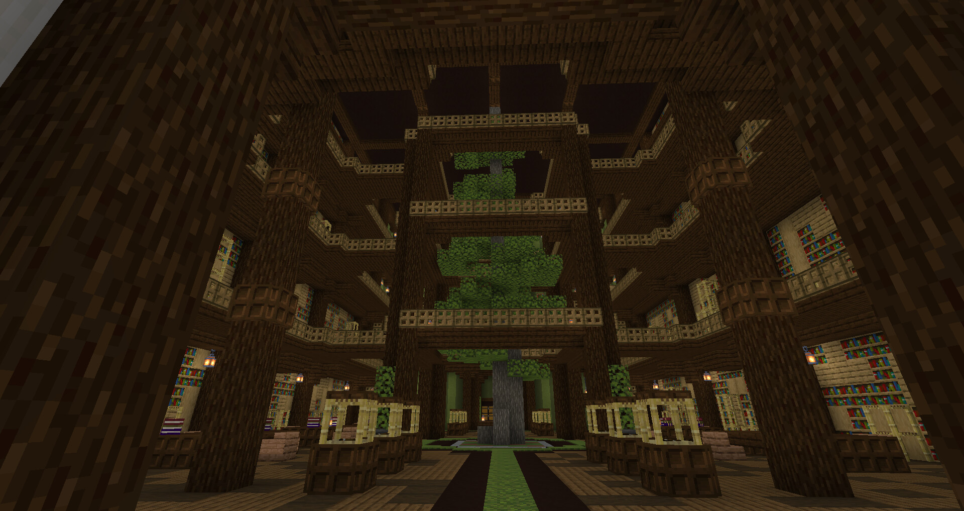 Large Library (Interior Only) Minecraft Map