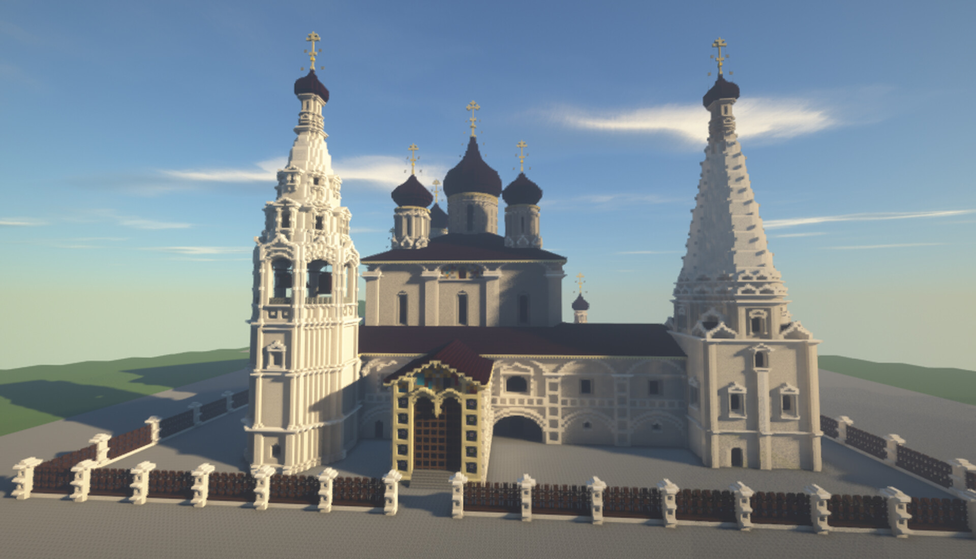 Church of St. Elijah in Yaroslavl. Minecraft Map