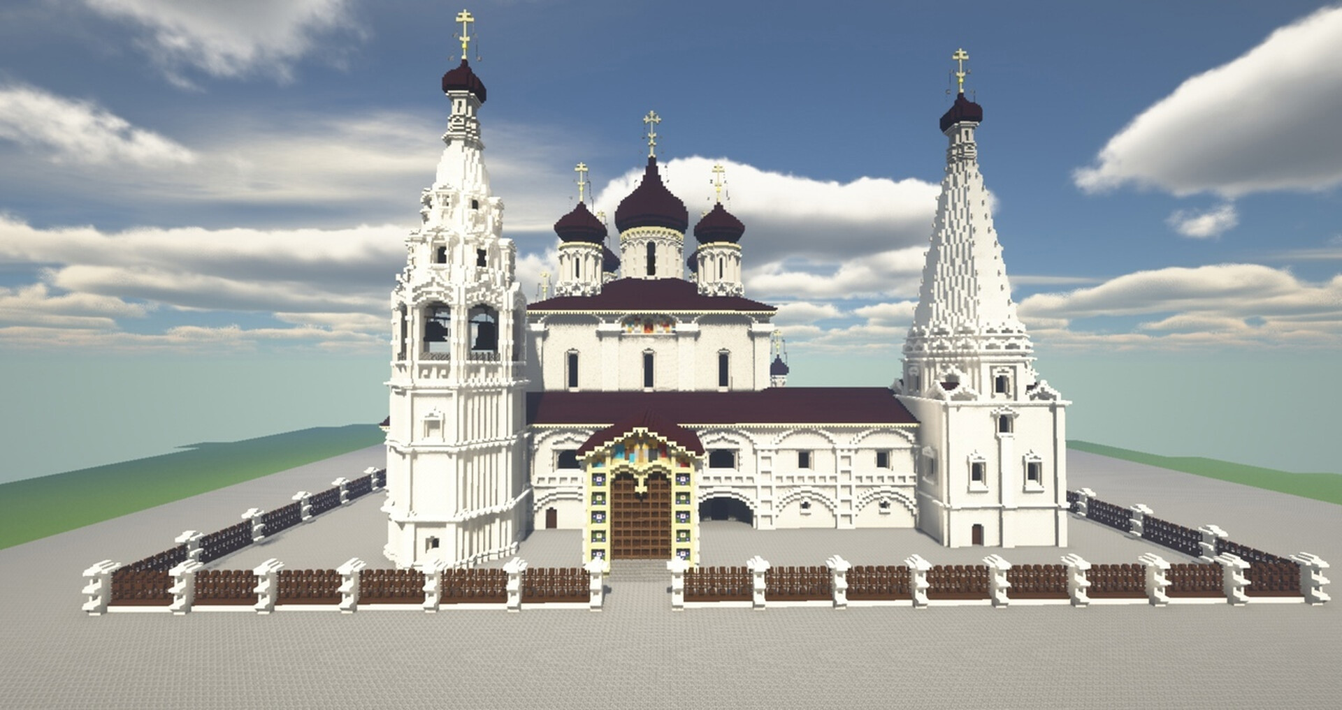Church of St. Elijah in Yaroslavl. Minecraft Map