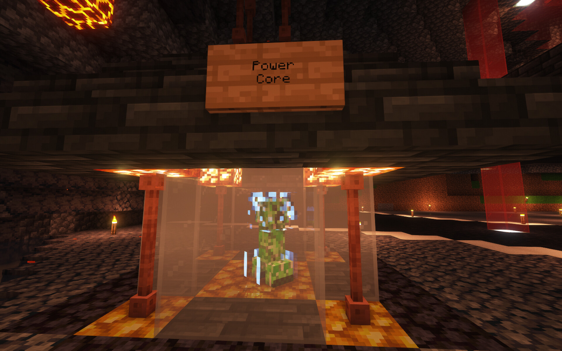 More screen shots from the cave base Minecraft Map