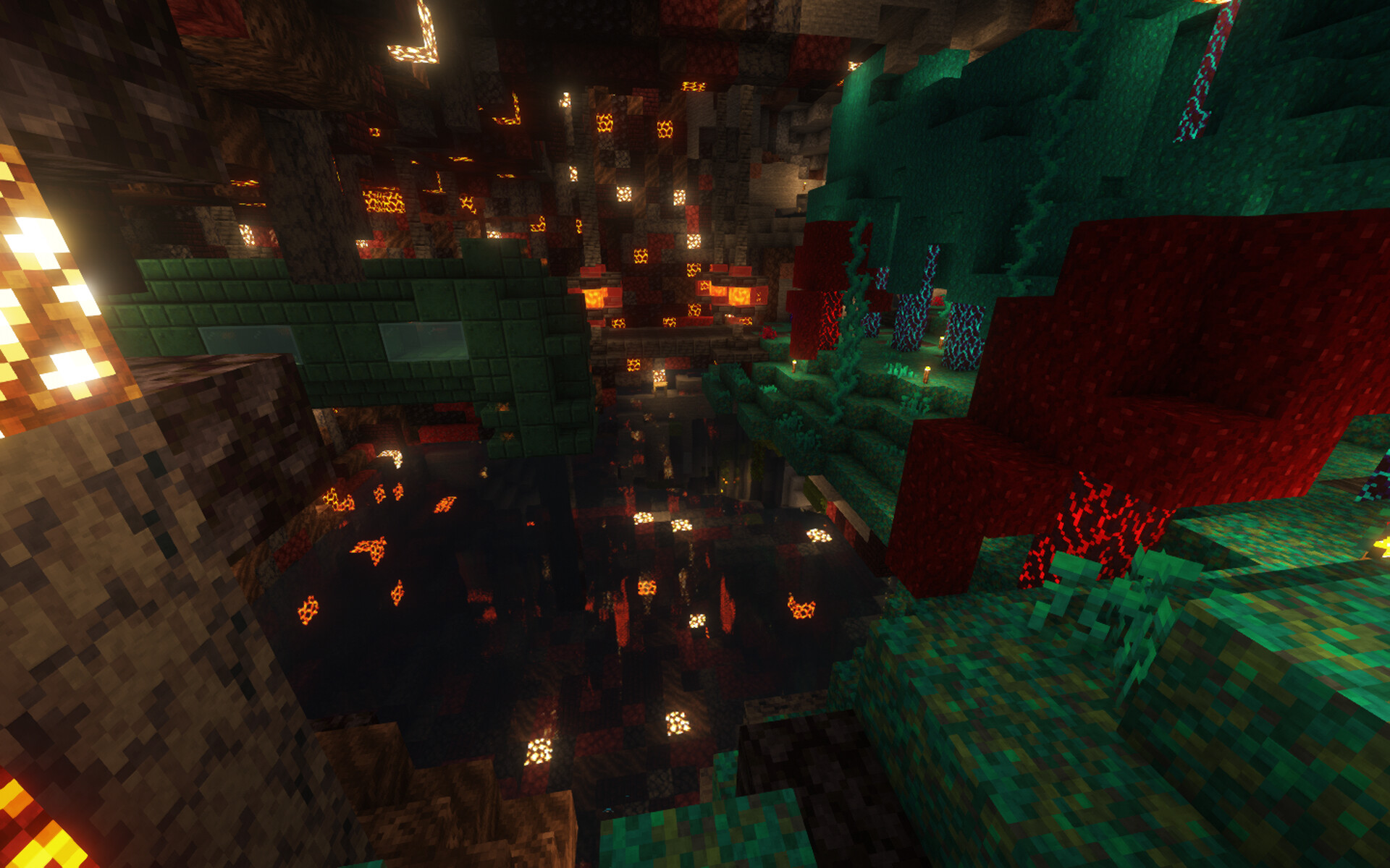 More Screen Shots From The Cave Base Minecraft Map