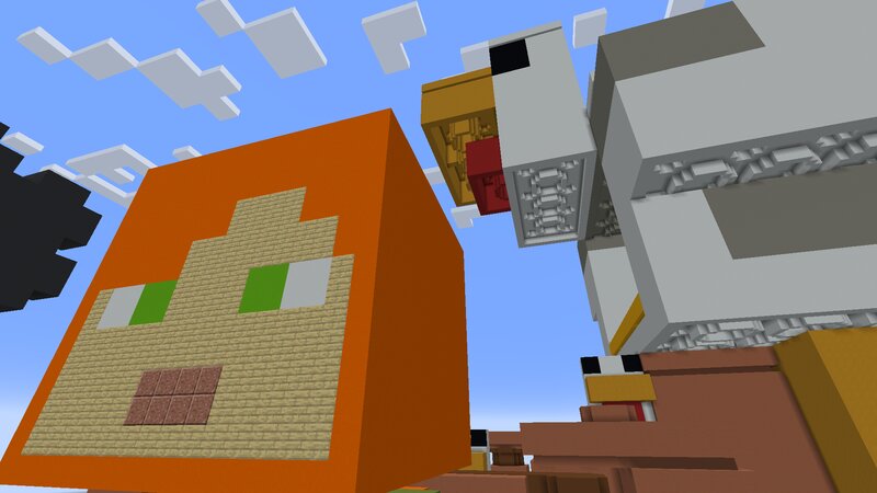 LEGO Set 21140: The Chicken Coop Minecraft Map