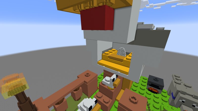 LEGO Set 21140: The Chicken Coop Minecraft Map