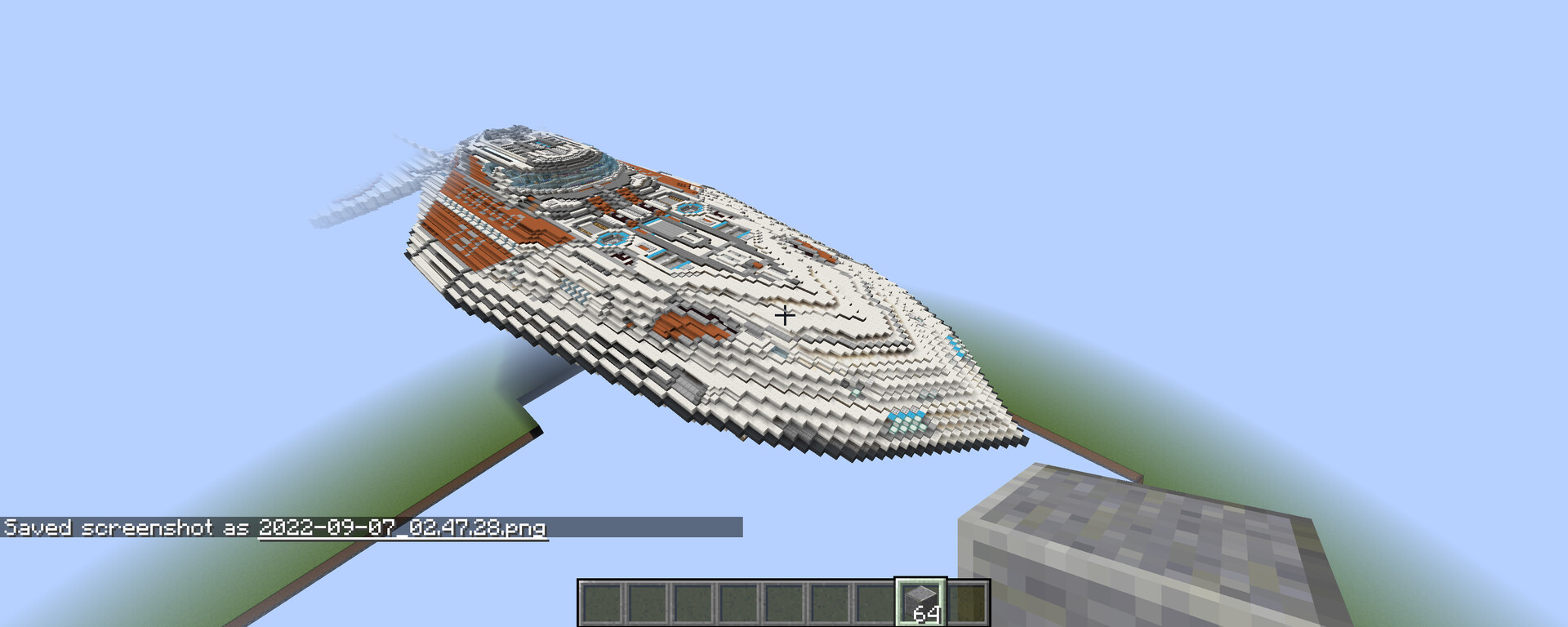 A Spaceship Minecraft Map