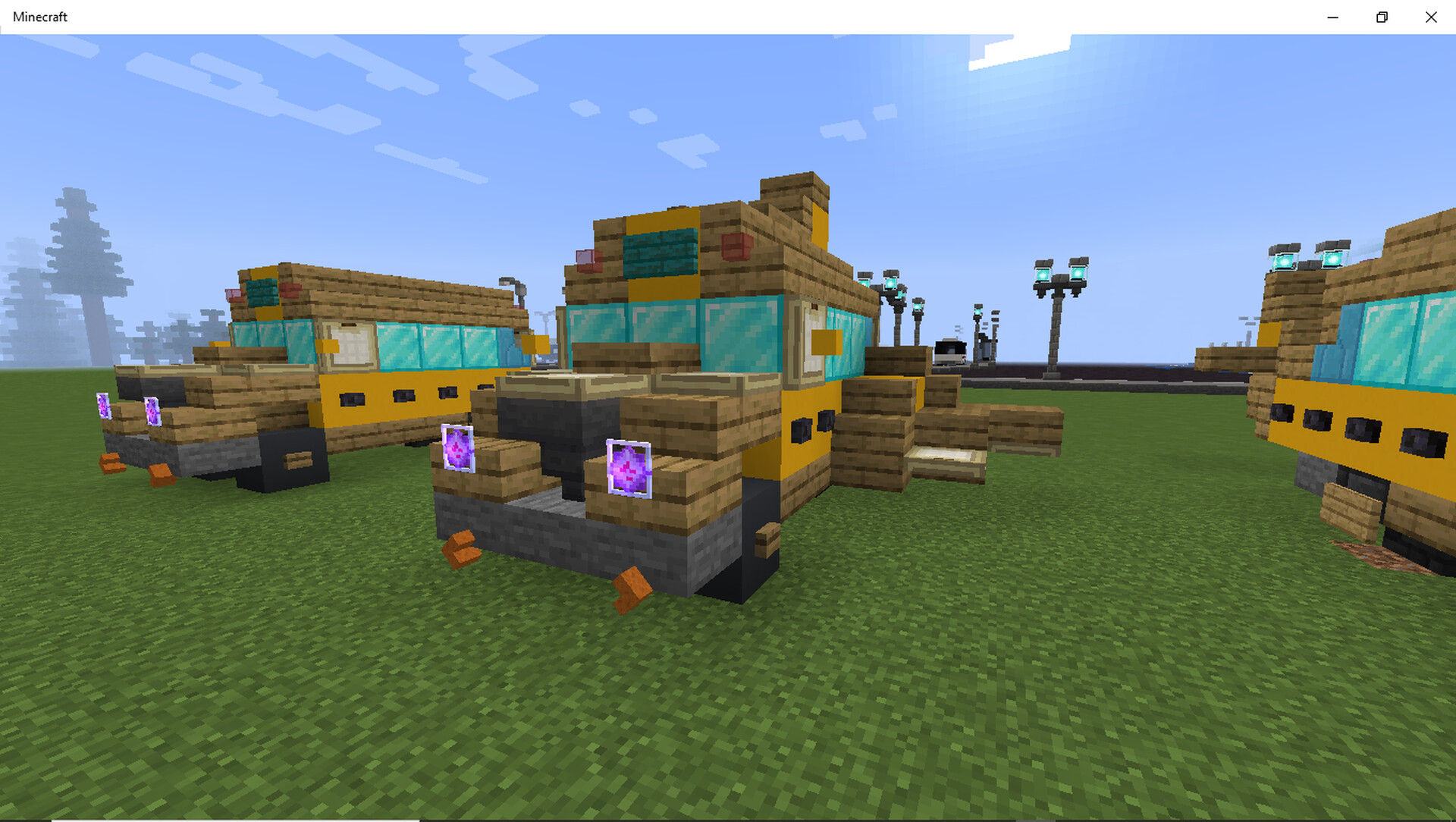 The Magic School Bus 1:1 scale (includes a few variations) Minecraft Map