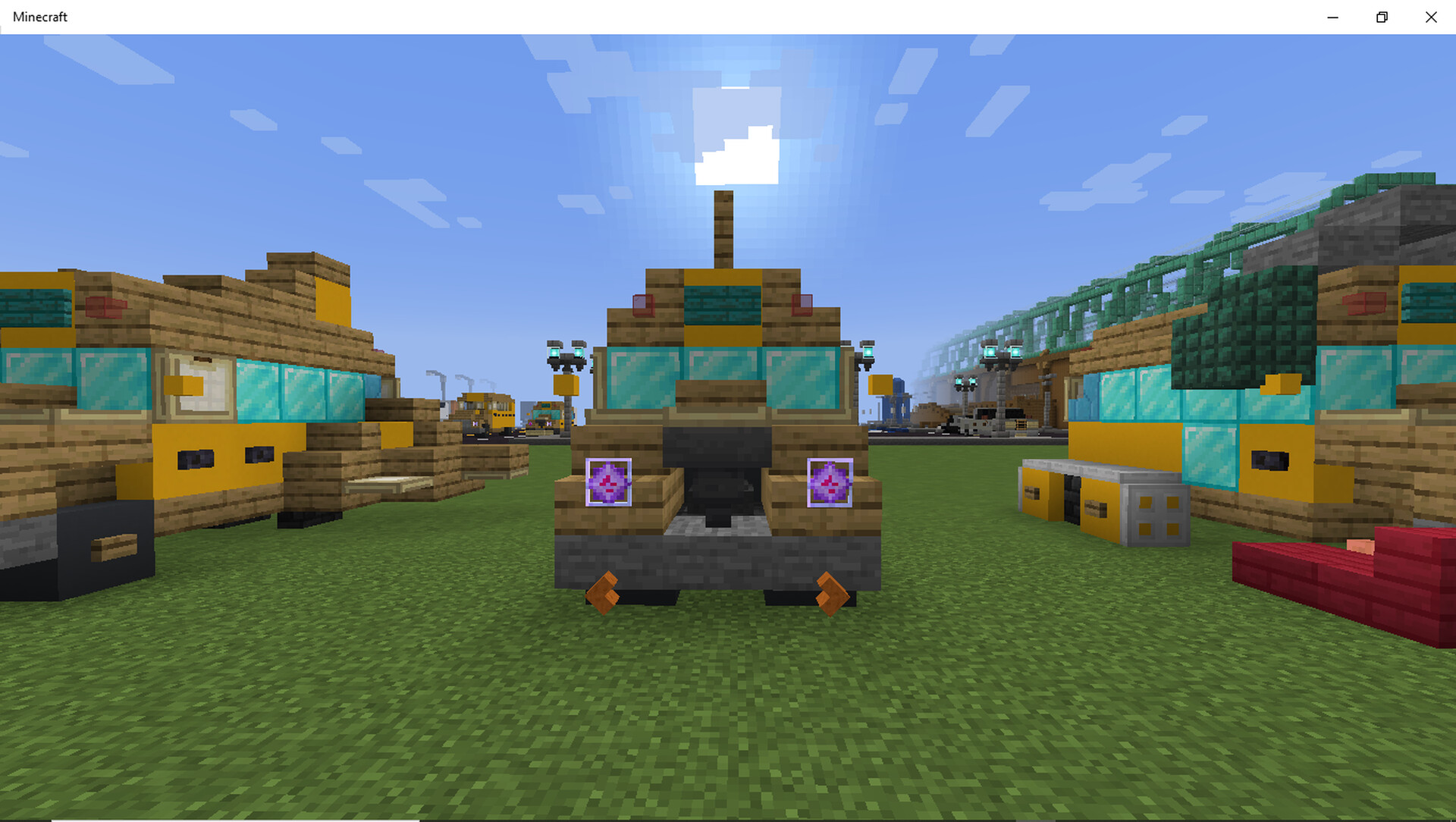 The Magic School Bus 1:1 scale (includes a few variations) Minecraft Map