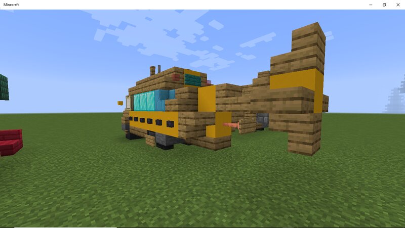 The Magic School Bus 1:1 scale (includes a few variations) Minecraft Map