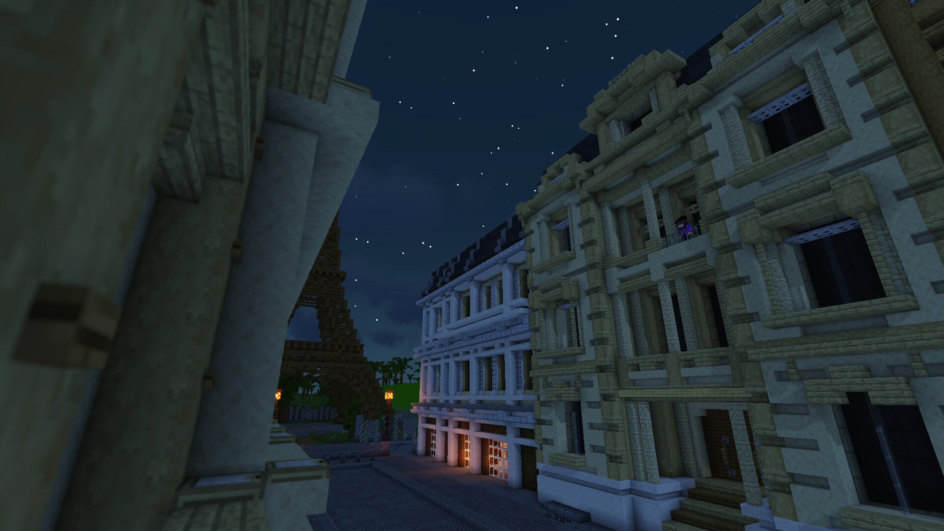 Parisian Street Movie Set Minecraft Map