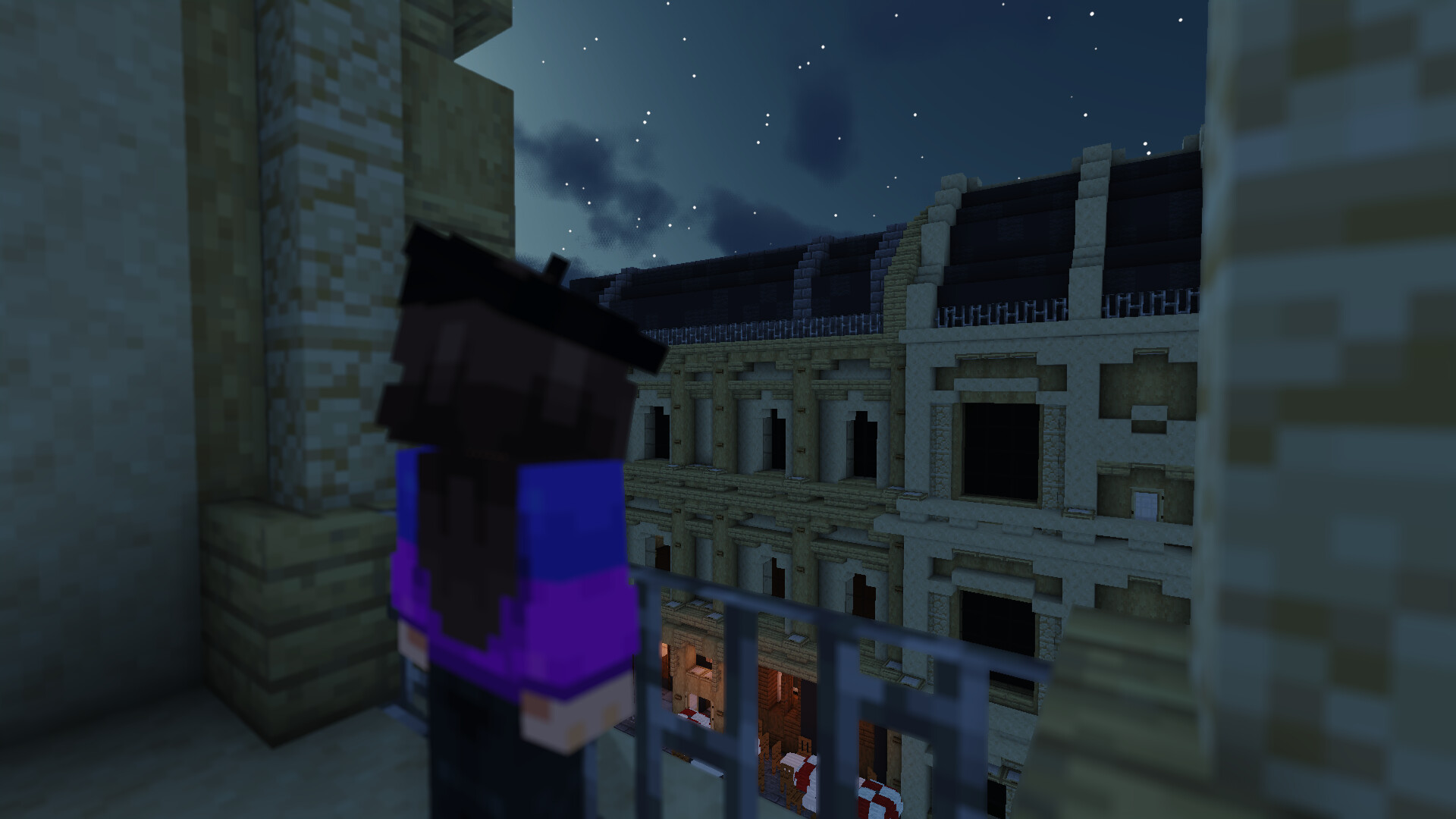 Parisian Street Movie Set Minecraft Map