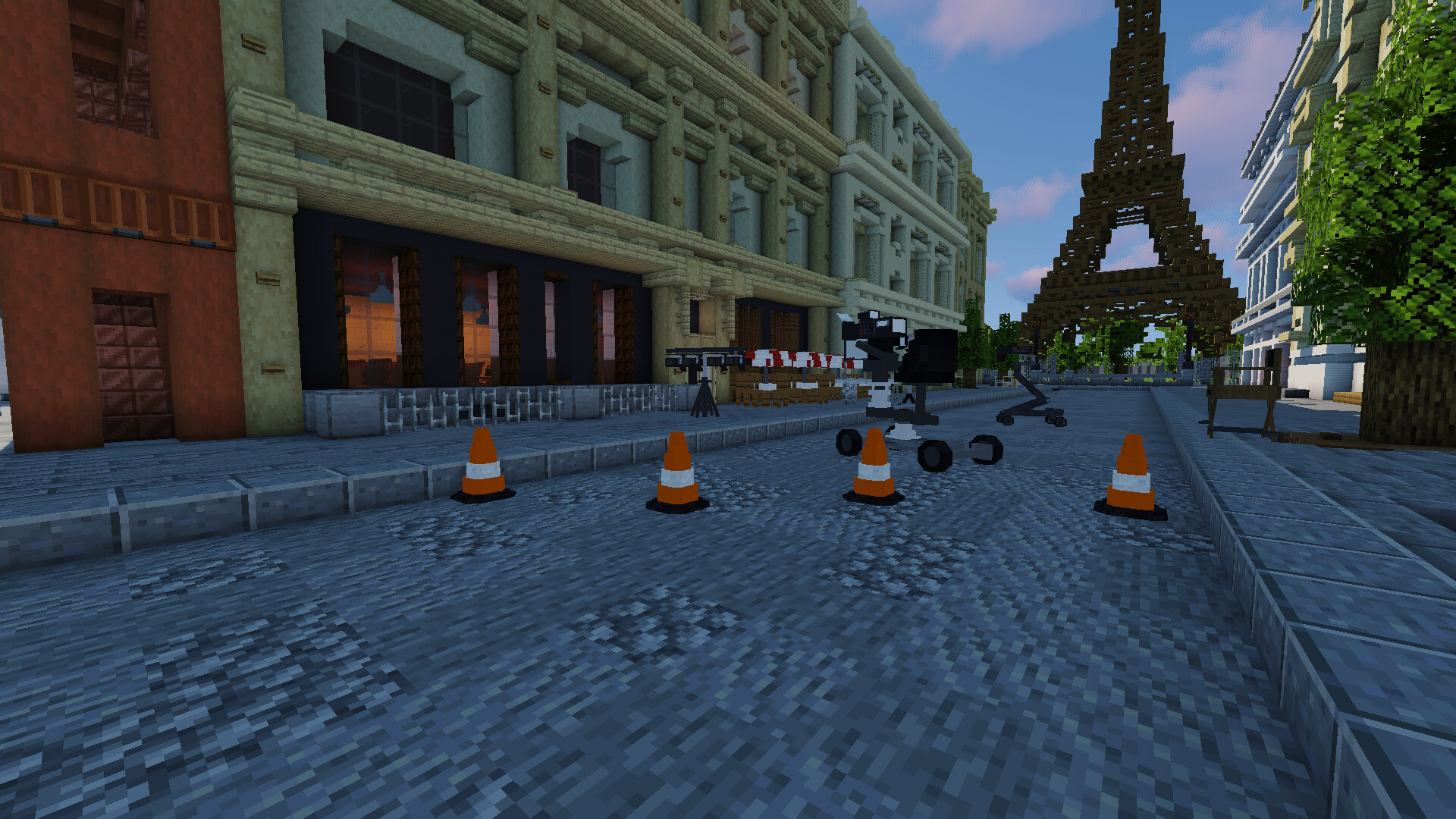Parisian Street Movie Set Minecraft Map