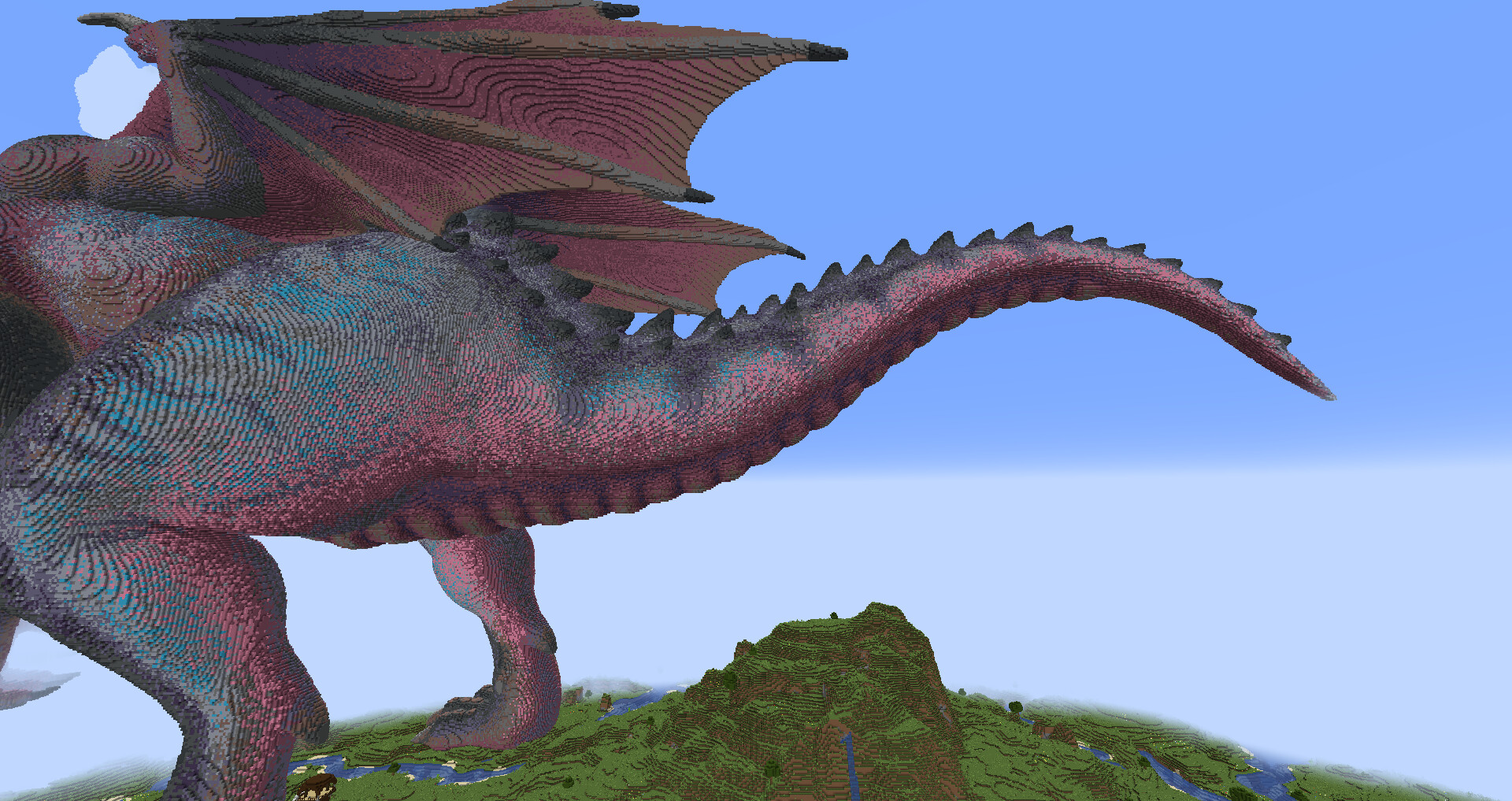 Purple Dragon Minecraft Map