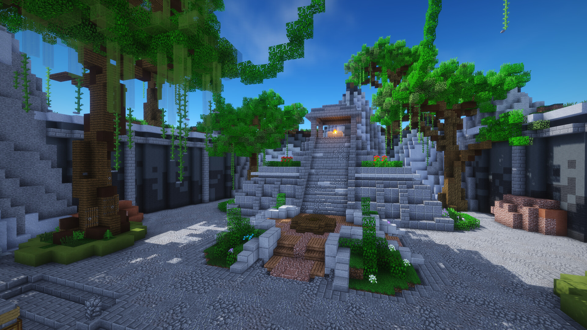 Jungle KitPvP arena Minecraft Map